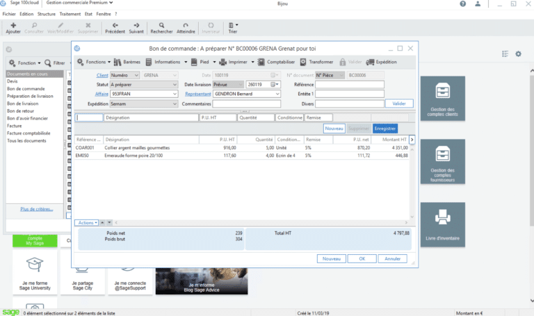 Logiciel Sage 100 - Solution complète de gestion d'entreprise | BLC
