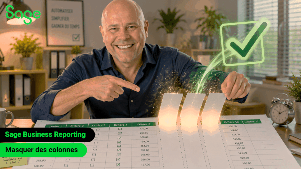 Sage Business Reporting : Assistant jauge pour visualiser l'atteinte d ...